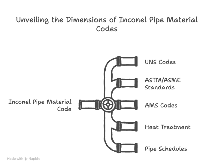 Inconel Pipe Material Code